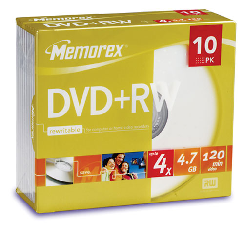 Memorex DVD+RW 4,7 Go x 10 - DVD vierge - Achat & prix | fnac
