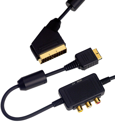 Logic3 Scart Cable avec connections RGB/AV pour PS One et Playstation 2 ...
