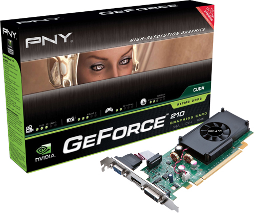 PNY GeForce 210 512 Mo PCI-Express - Carte graphique - Achat & prix | fnac
