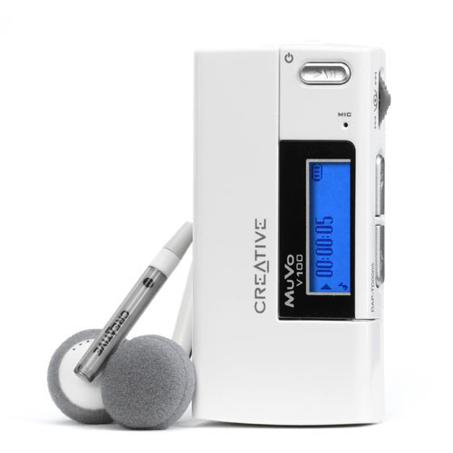 Creative MuVo V100 blanc 2 Go - Baladeur MP3 / MP4 - Achat & prix | fnac