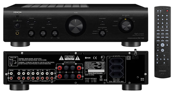Denon PMA-710 noir - Amplificateur hi-fi - Achat & prix | fnac