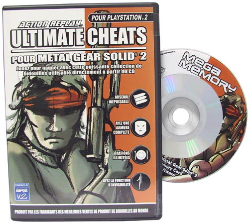 Bigben Action Replay Ultimate Cheats pour Metal Gear Solid 2 pour ...