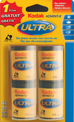 Kodak Advantix 200 iso APS 3+1 - Pellicule - Achat & prix | fnac