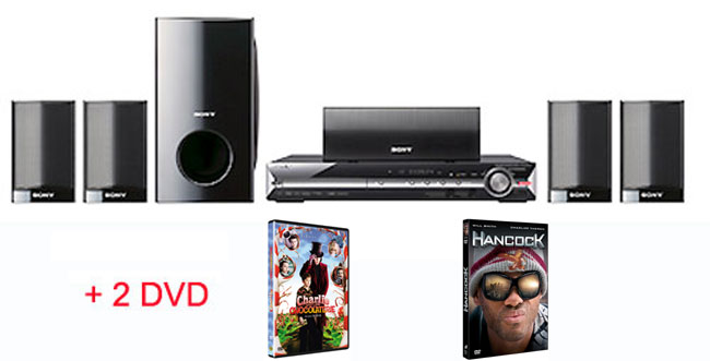 Sony DAV-DZ280 + 2 DVD : "Hancock" et "Charlie et la Chocolaterie ...