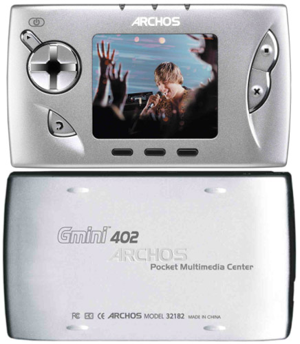 Archos Gmini 402 - 20 Go - Baladeur MP3 / MP4 - Achat & prix | fnac