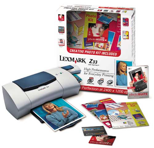 Lexmark Z33 Color JetPrinter Spécial Photo Kit - Imprimante standard ...
