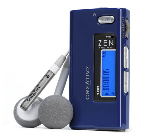 Creative Nano Plus 1 Go bleu marine - Baladeur MP3 / MP4 - Achat & prix ...