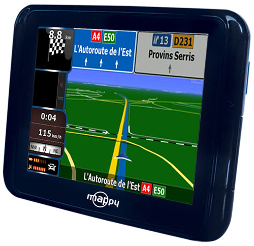 Mappy mini 300 - Navigateur GPS - automobile 3.5" - GPS - Achat & prix ...