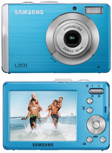 Samsung L201 Bleu - Appareil photo compact - Achat & prix | fnac