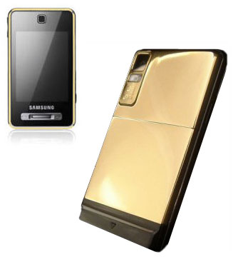 Samsung SGH-F480 Player Style - Gold - Téléphone portable basique ...