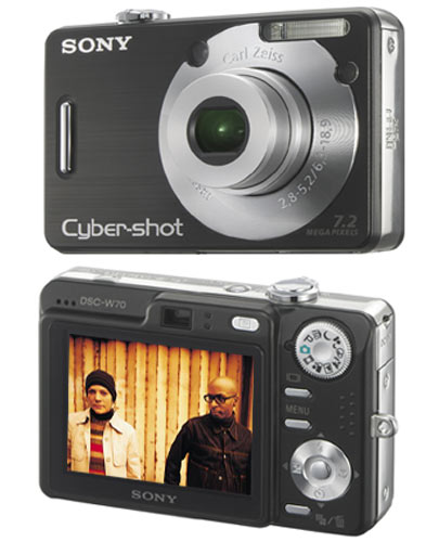 Sony Cyber-shot DSC-W70 noir - Appareil photo compact - Achat & prix | fnac