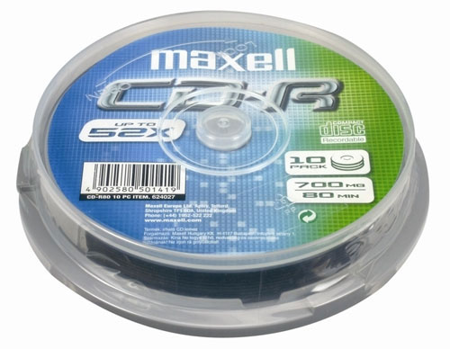 Maxell CD-R 80 min x 10 - CD vierge - Achat & prix | fnac