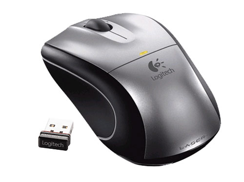 Logitech V450 Nano Cordless Laser Mouse for Notebook Silver - Souris ...
