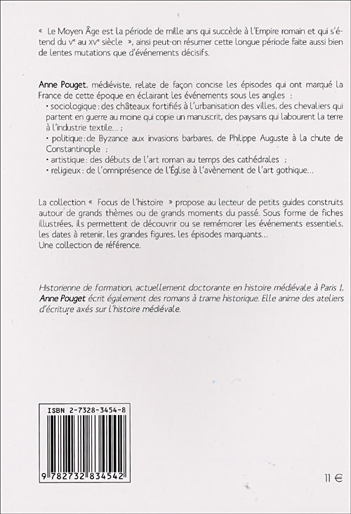 Histoire du Moyen-Age LA France du Vème au XVème siècle, cathédrales ...